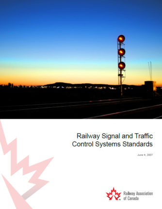 Cover – Railway Signal & Traffic Control Systems Standards | RAC